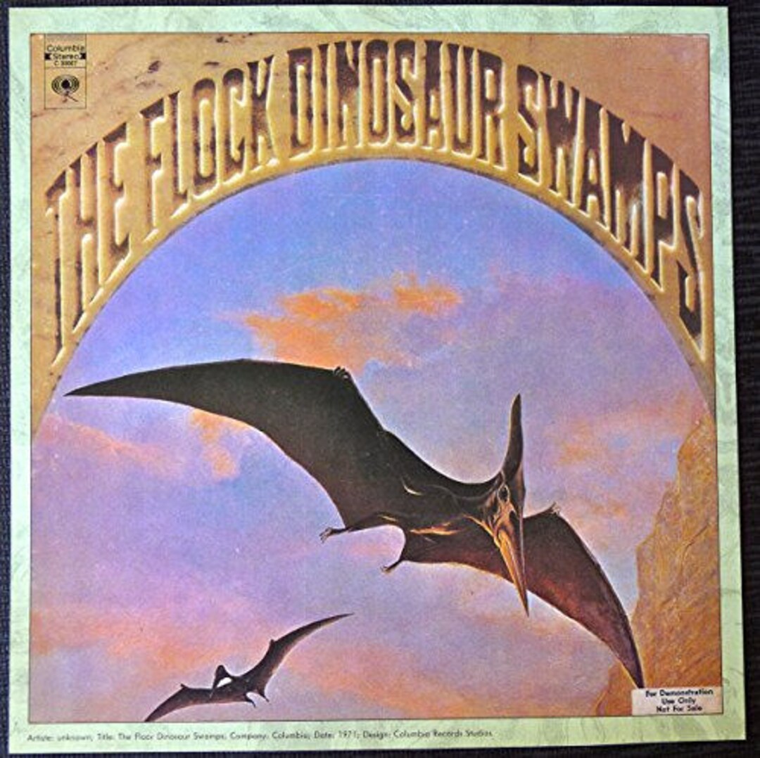 The Flock - Dinosaur Swamps - Vintage Album Cover Poster - Etsy