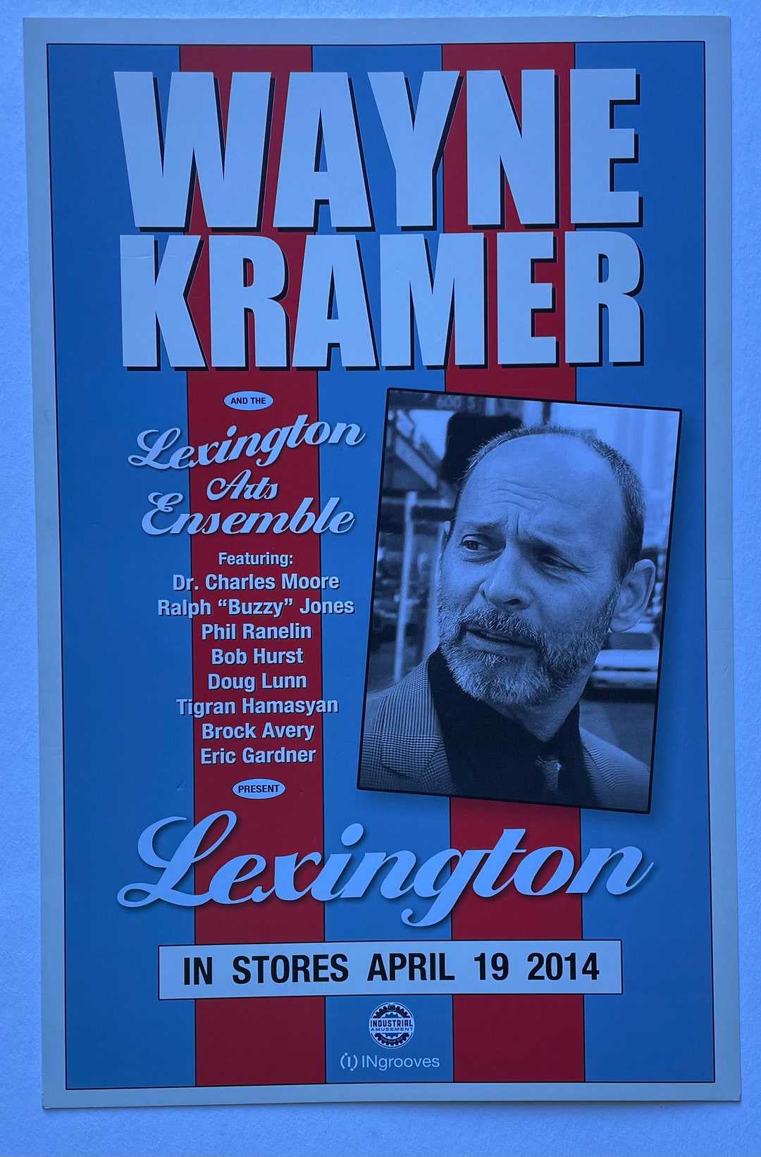 Wayne Kramer Lexington Arts Ensemble 11"x17" Poster - Etsy