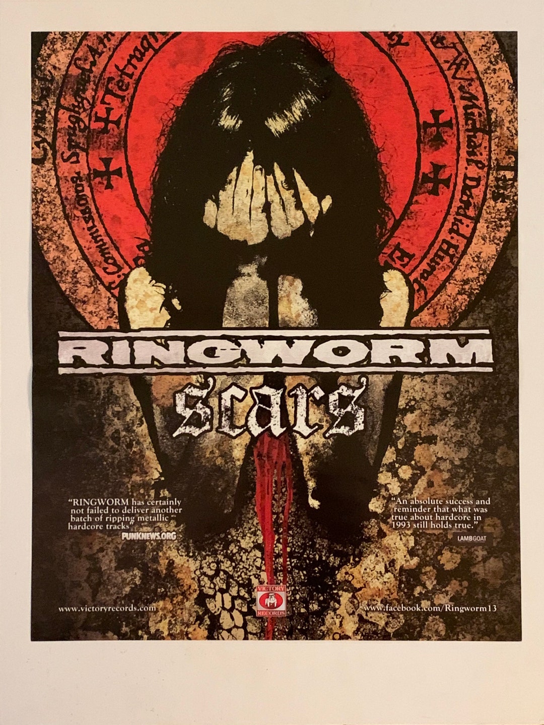 Ringworm: Scars Concert Poster 14”x22” - Etsy