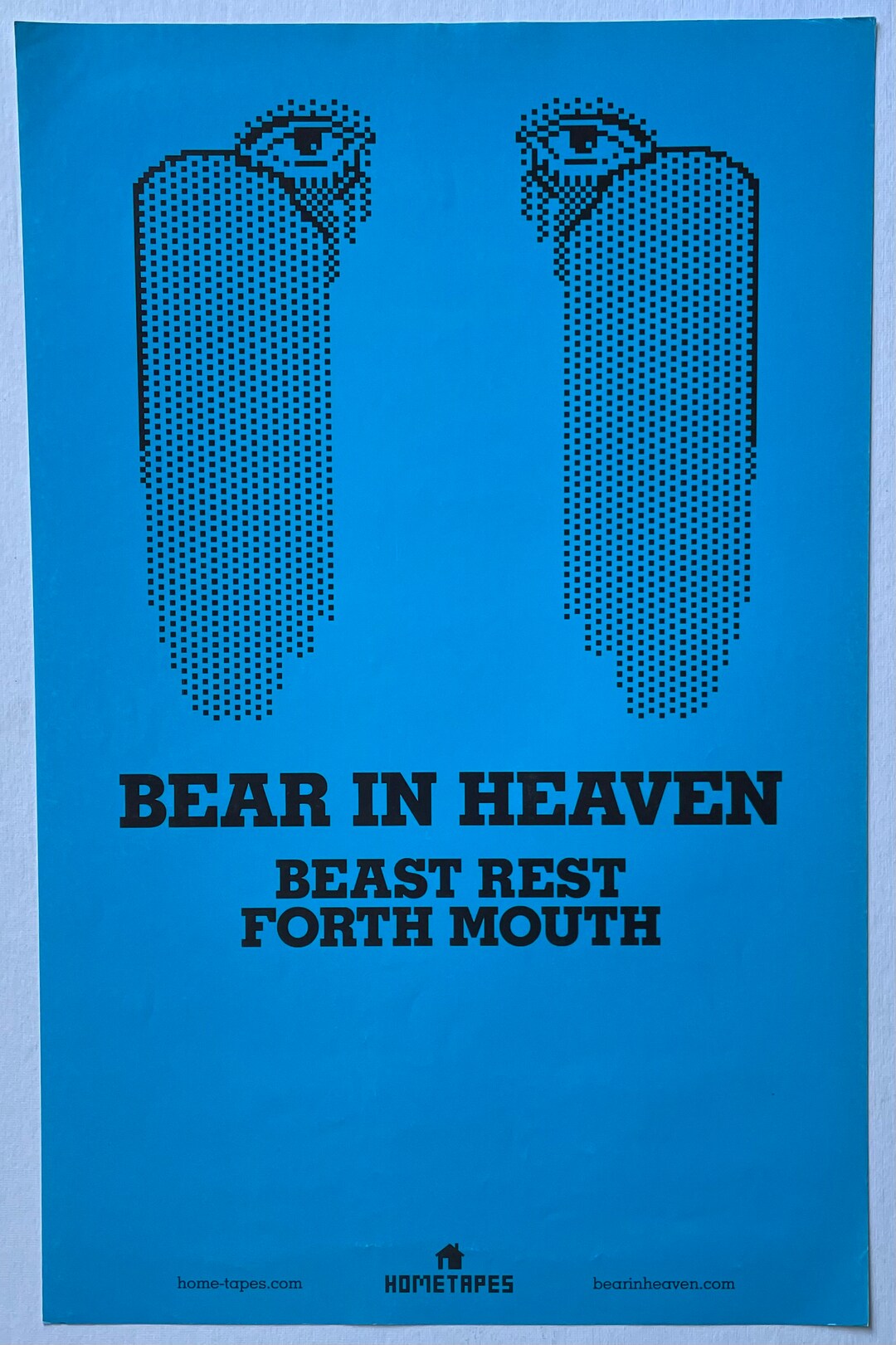 Bear in Heaven Beast Rest Forth Mouth 11"x17" Poster - Etsy