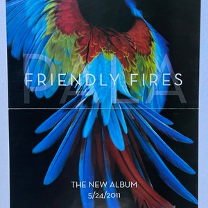 Friendly Fires Pala 11x17 Double Sided Poster - Etsy 日本