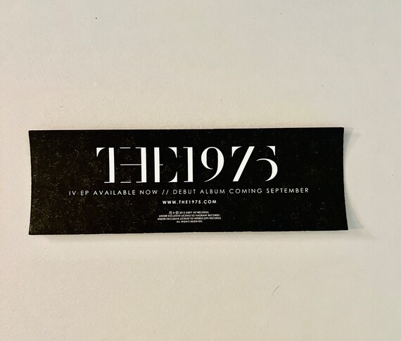 The 1975 Band Logo Black