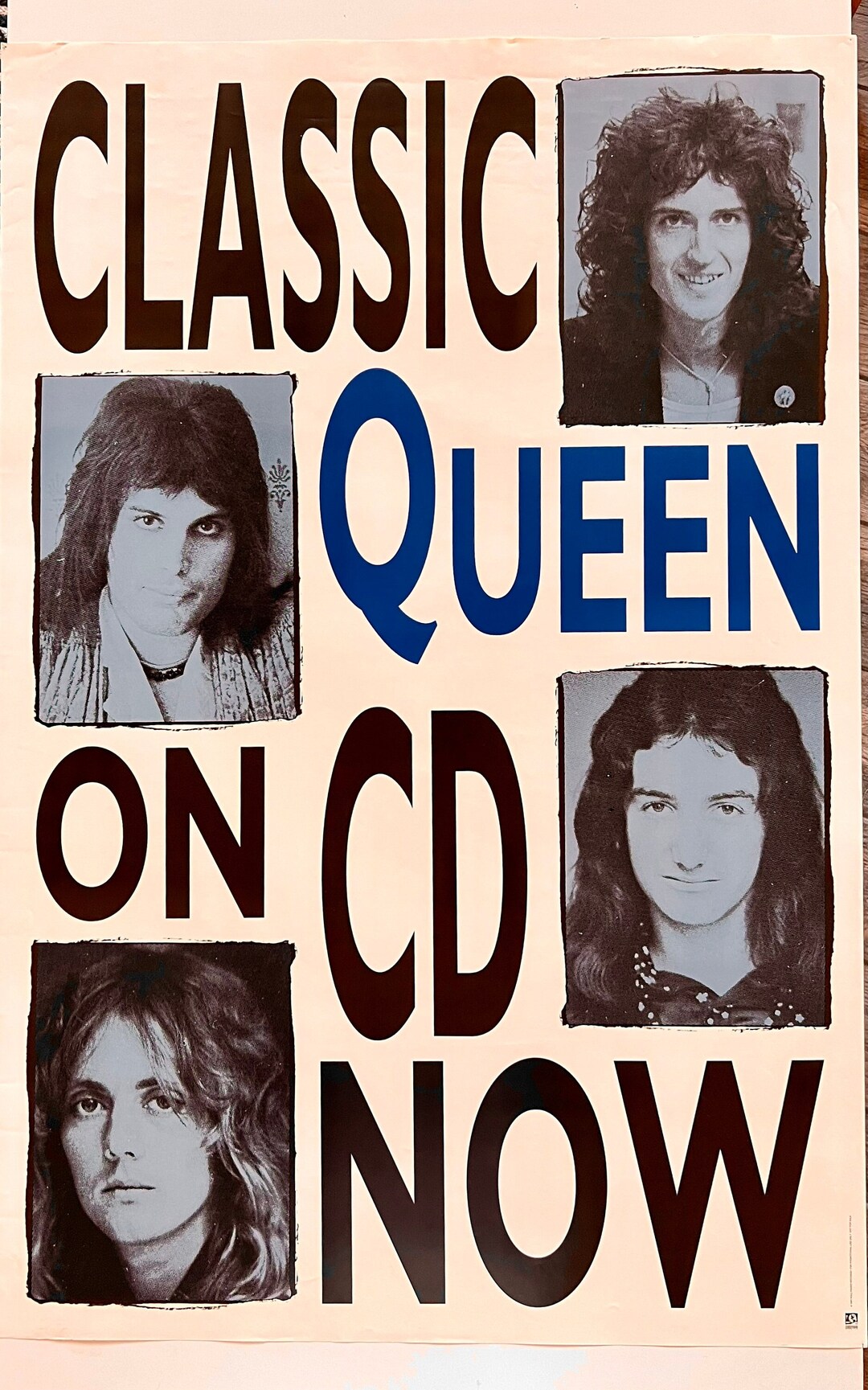 Classic Queen on CD Promo Poster 1991 - Etsy