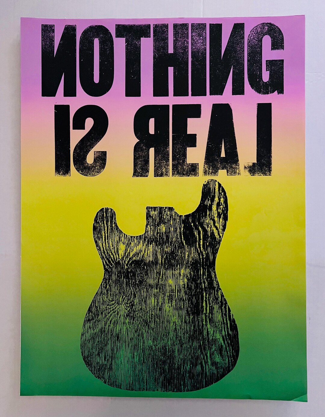Nothing is Real Poster 18”x24” - Etsy