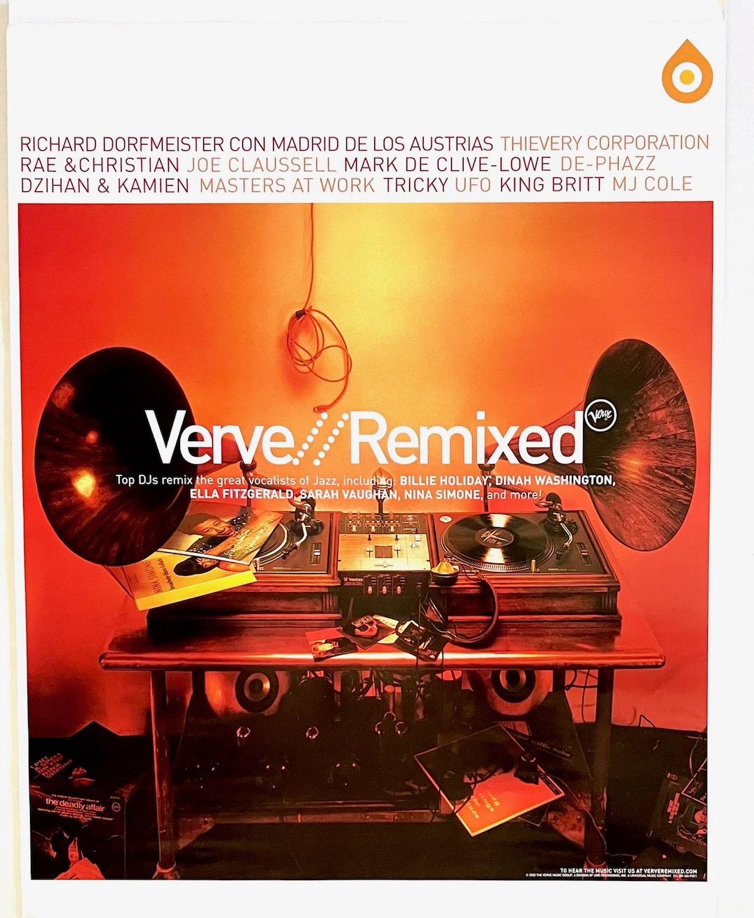 Verve//remixed Album Poster - 18"x22" - 2002 - Etsy