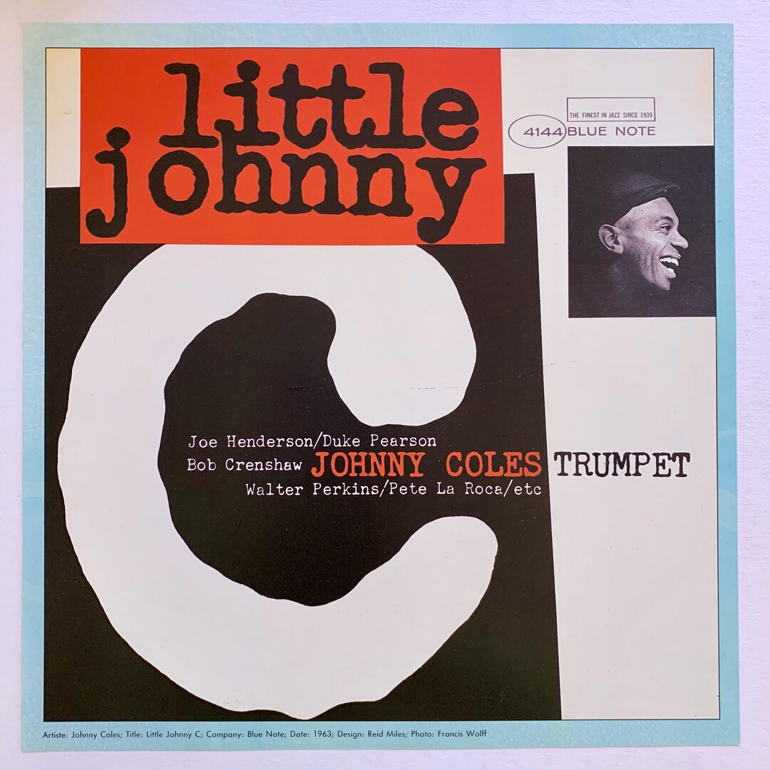 Johnny Coles - Little Johnny C - Vintage Album Cover Poster - Etsy