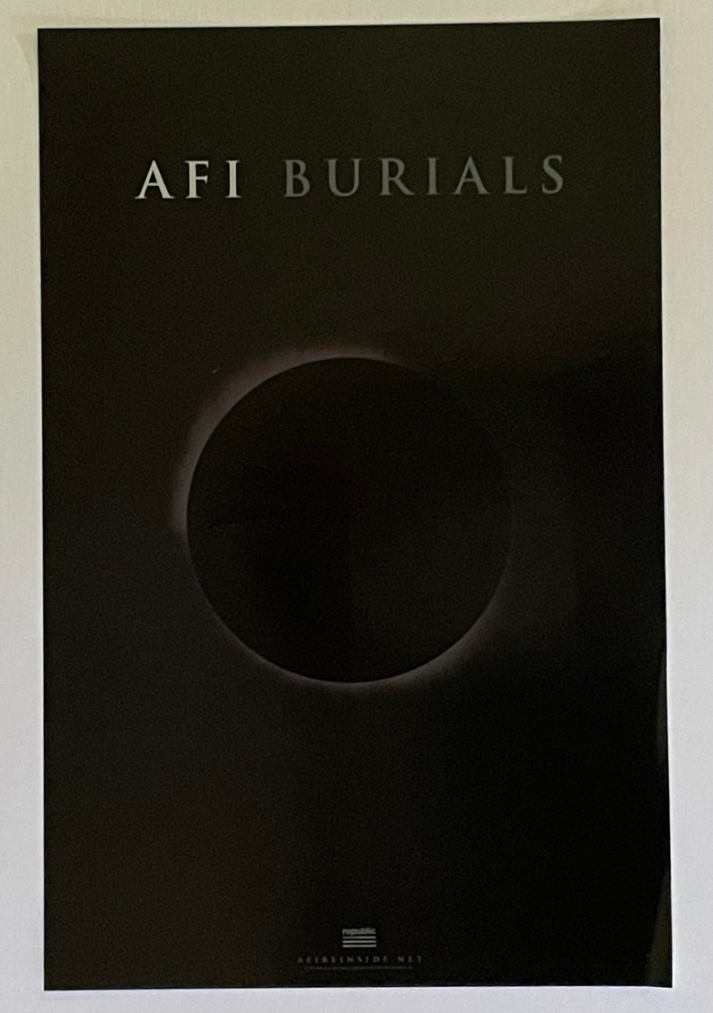 AFI Burials 11x17 Poster | Etsy