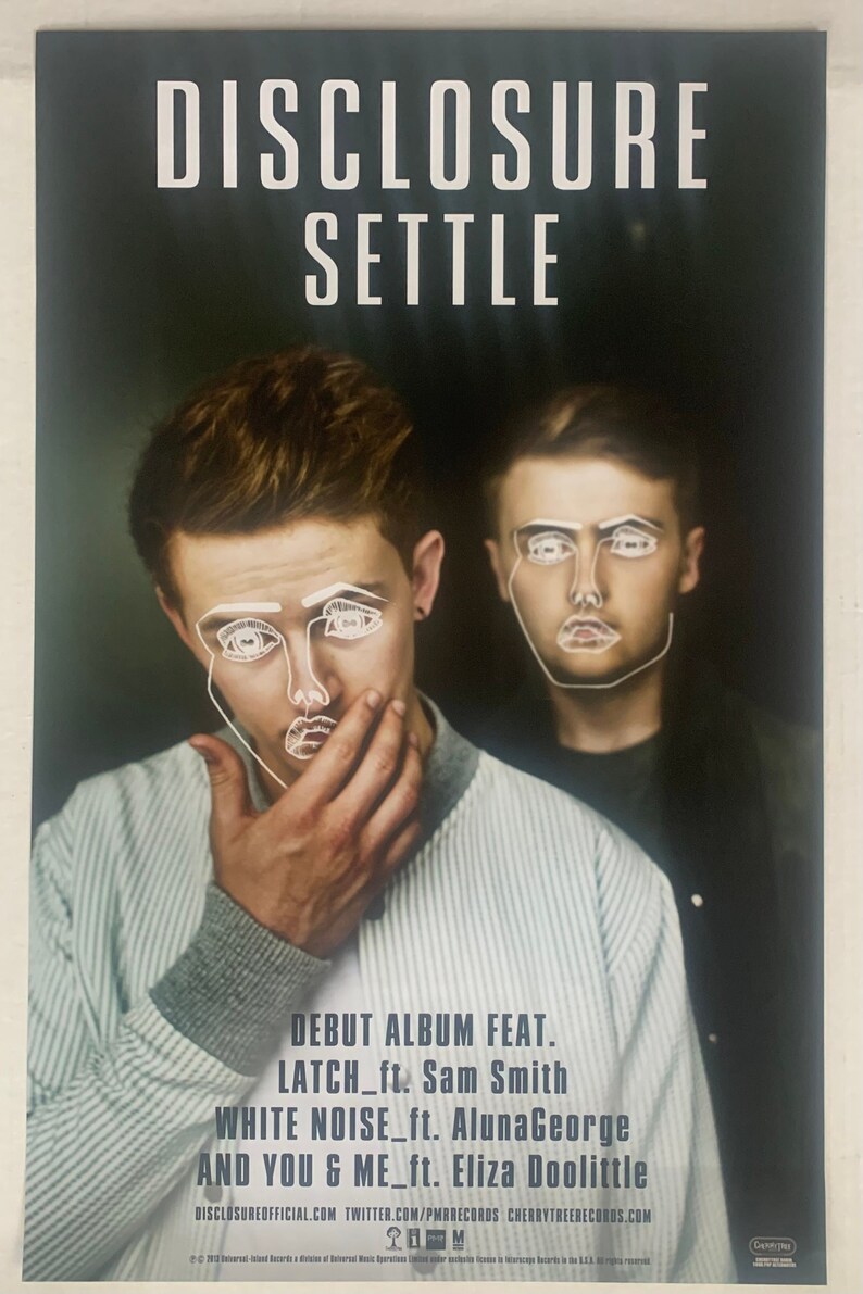 Disclosure: Settle Album Two-sided Poster 14"x22" - Etsy