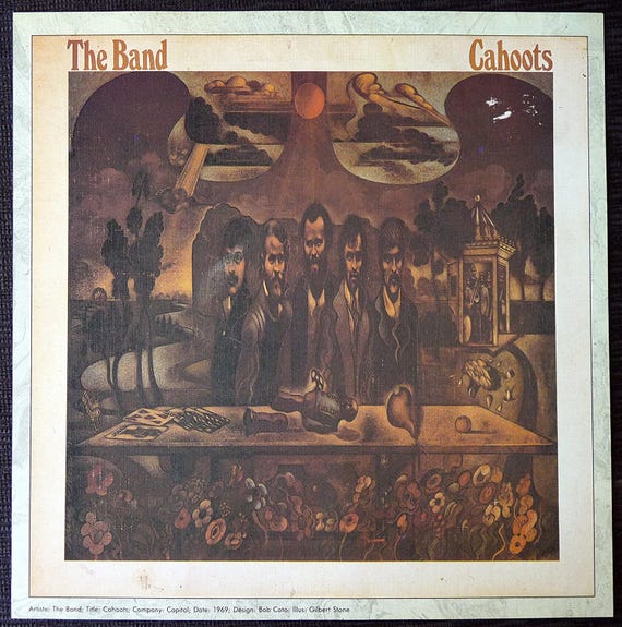 The Band Cahoots Vintage Album Cover Poster | Etsy