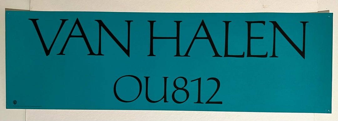Van Halen Ou812 Album Poster 8”x27” 1988 - Etsy