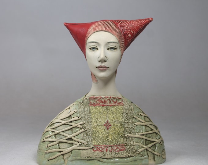 Handmade Female Statue Sculpture , Pottery Art , Ceramic Art ,sculpture ...