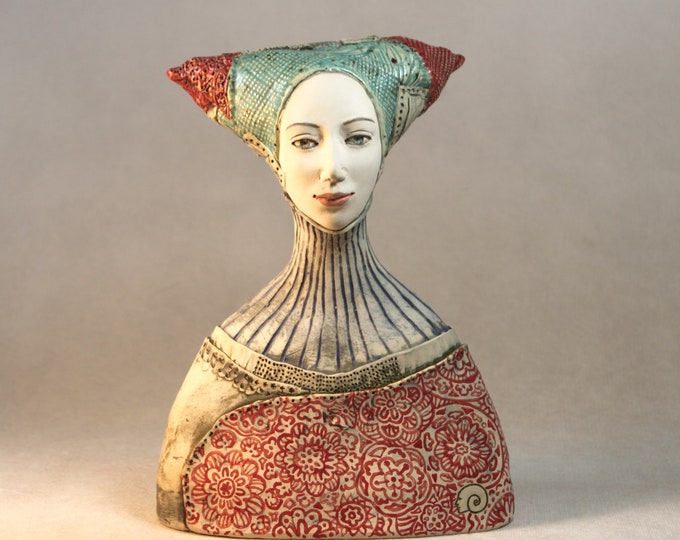 Female Sculpture Bust , Ceramic Sculpture , Fine Art Ceramic , Art ...