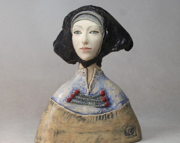 Female Ceramic Sculpture , Fine Art Ceramic , Art Object , Handmade ...