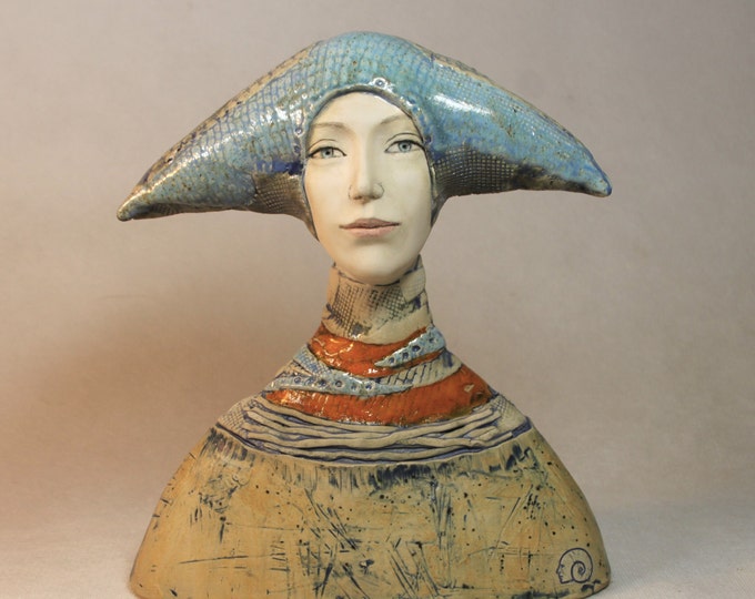 Sculpture Bust , Ceramic Sculpture , Fine Art Ceramic , Art Object ...