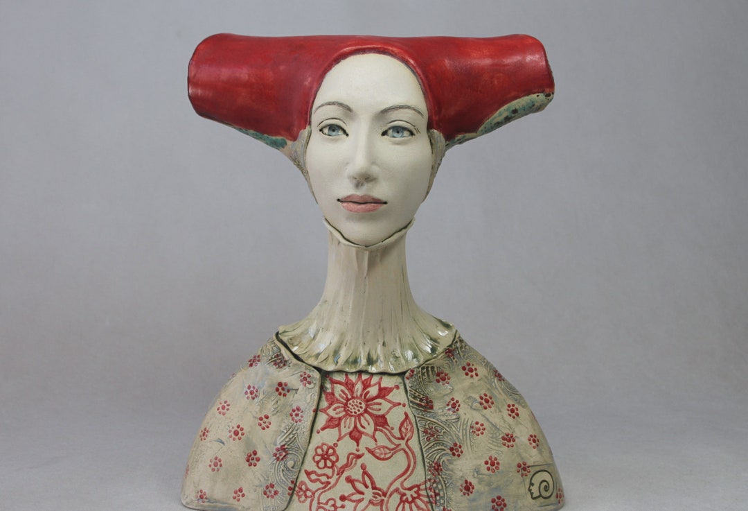 Female Ceramic Sculpture , Fine Art Ceramic , Art Object , Handmade ...