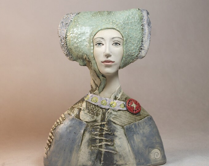 Female Sculpture Bust , Ceramic Sculpture , Fine Art Ceramic , Art ...