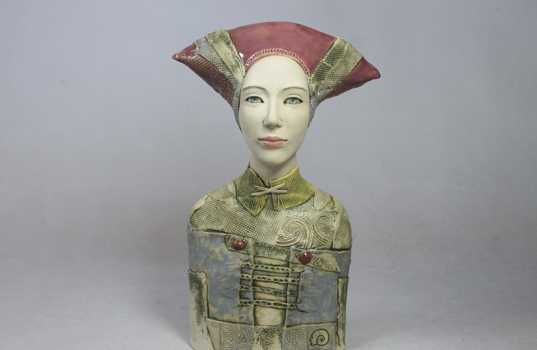 Female Ceramic Sculpture , Fine Art Ceramic , Art Object , Handmade ...