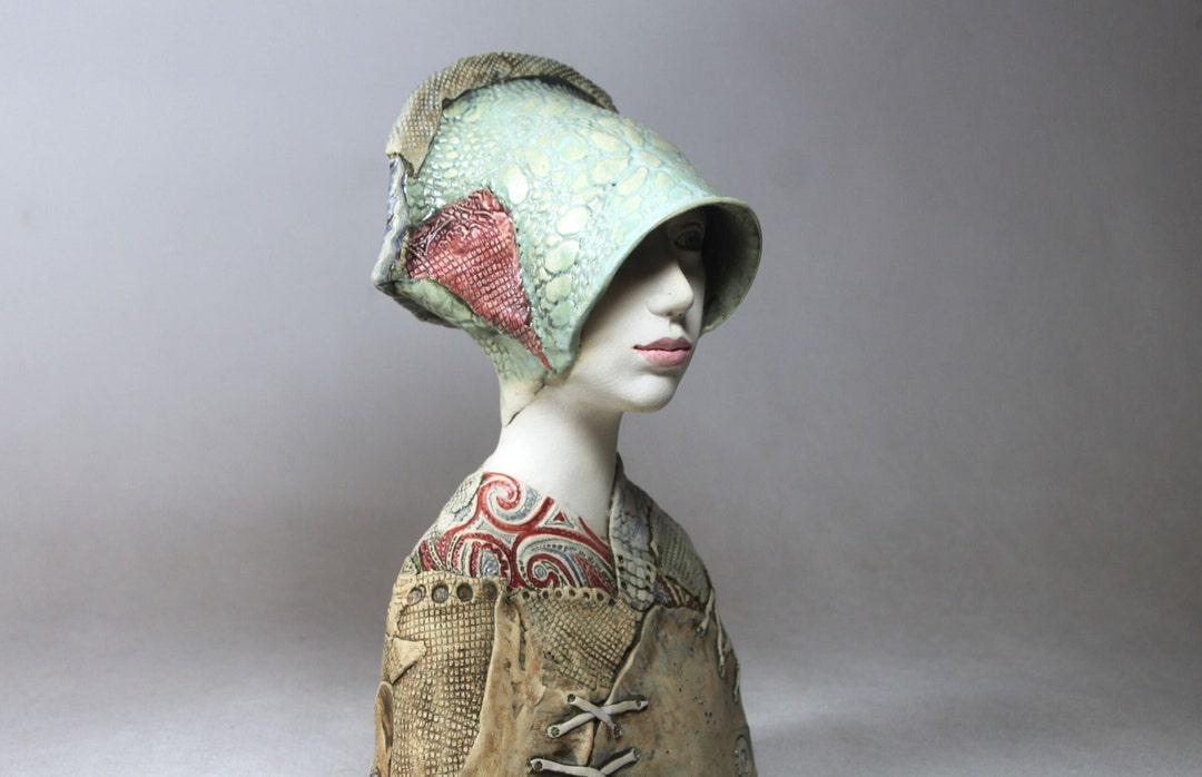 Female Ceramic Sculpture Fine Art Ceramic Art Object - Etsy