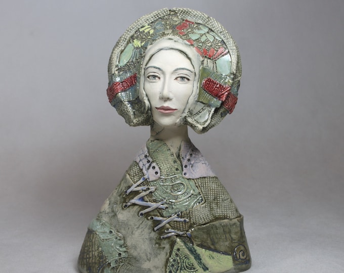Female Ceramic Sculpture , Fine Art Ceramic , Art Object , Handmade ...