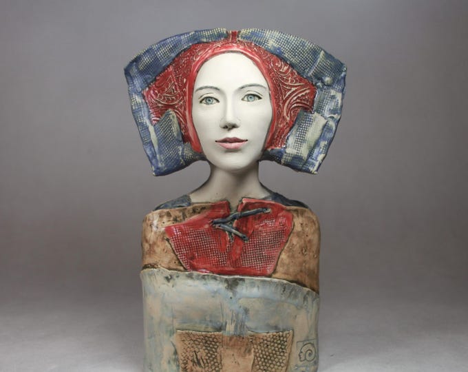 Female Ceramic Sculpture , Fine Art Ceramic , Art Object , Handmade ...