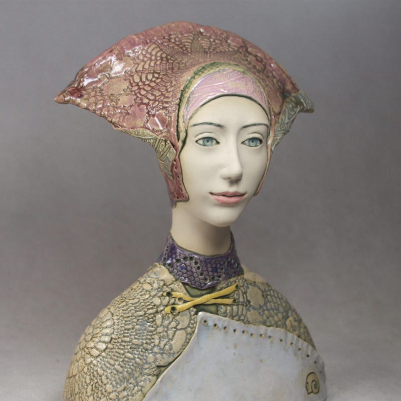 Ceramic Fine Art Bust - Etsy