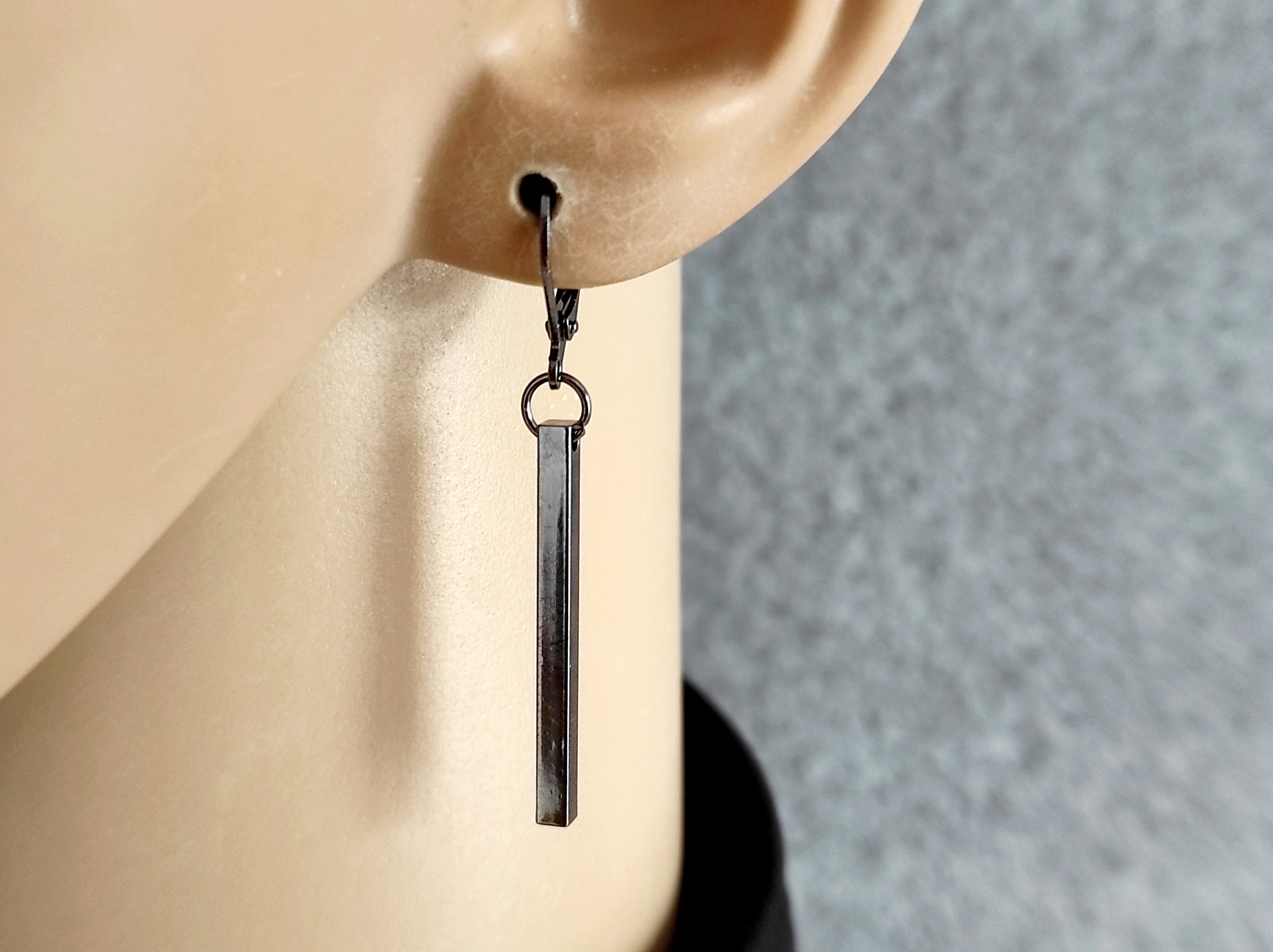 Bar hook earrings store