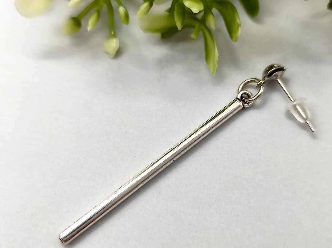 One Stick Earring, Male Stick Dangle, Stick Long Earring, Stick Dangle ...