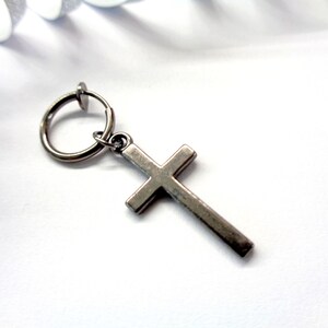 Gunmetal Cross Clip-on Men Cross Clip-on Men Clip-on Gunmetal Cross Men ...