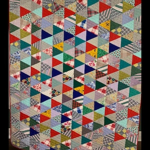Thousand Pyramids Quilt 1960's'70's - Etsy