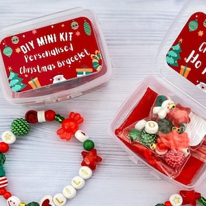 Personalized Christmas Bracelet Making Craft Kit Christmas Gift for ...