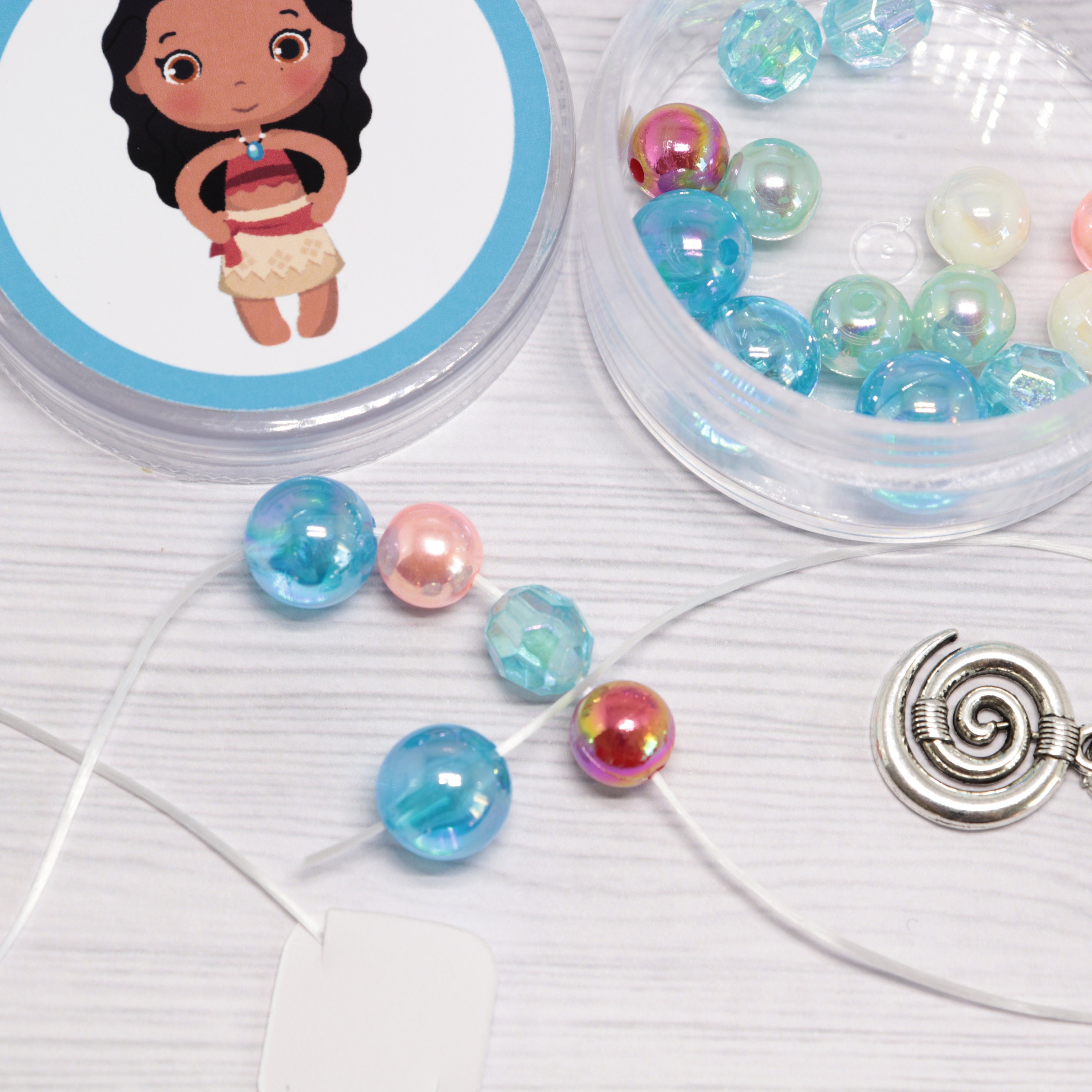 DIY Moana bracelet Moana party favors Little girl jewelry | Etsy