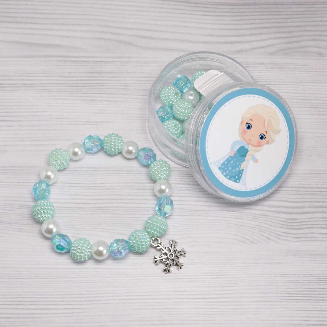 DIY Princess Elsa Bracelet Frozen Birhday Activity Elsa Jewelry Making ...