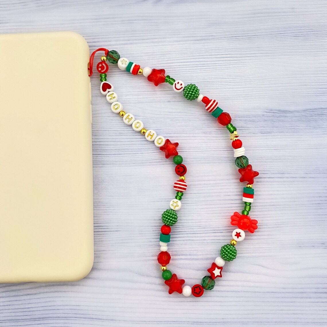 Personalized Christmas Phone Strap Customisable 90s Style - Etsy