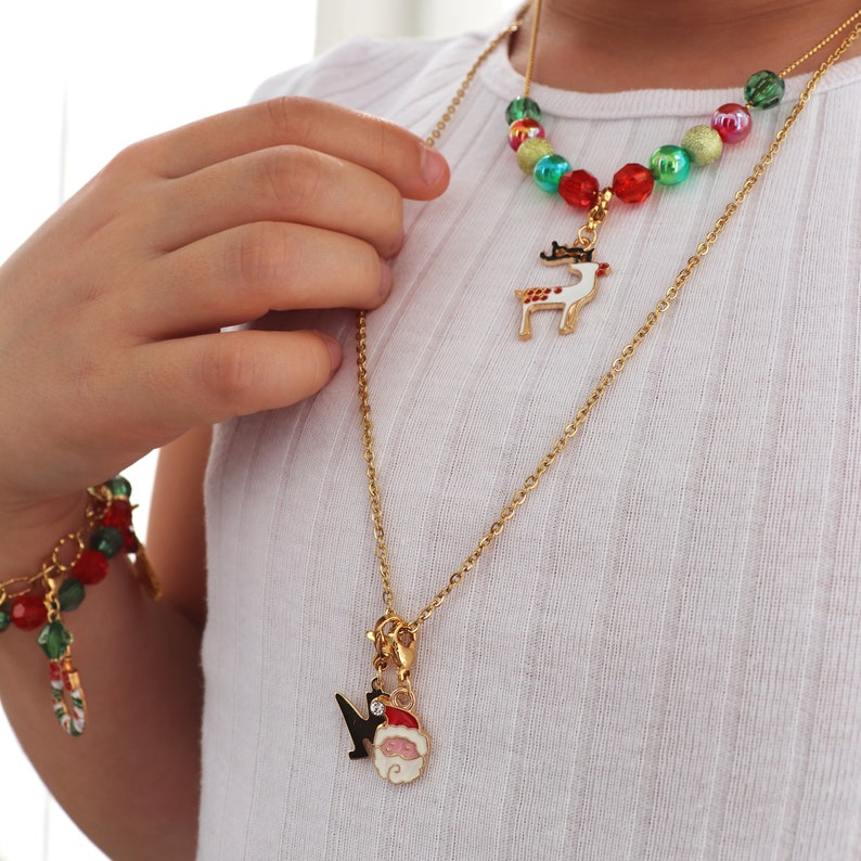 Christmas making jewelry craft kit for little girl | Etsy