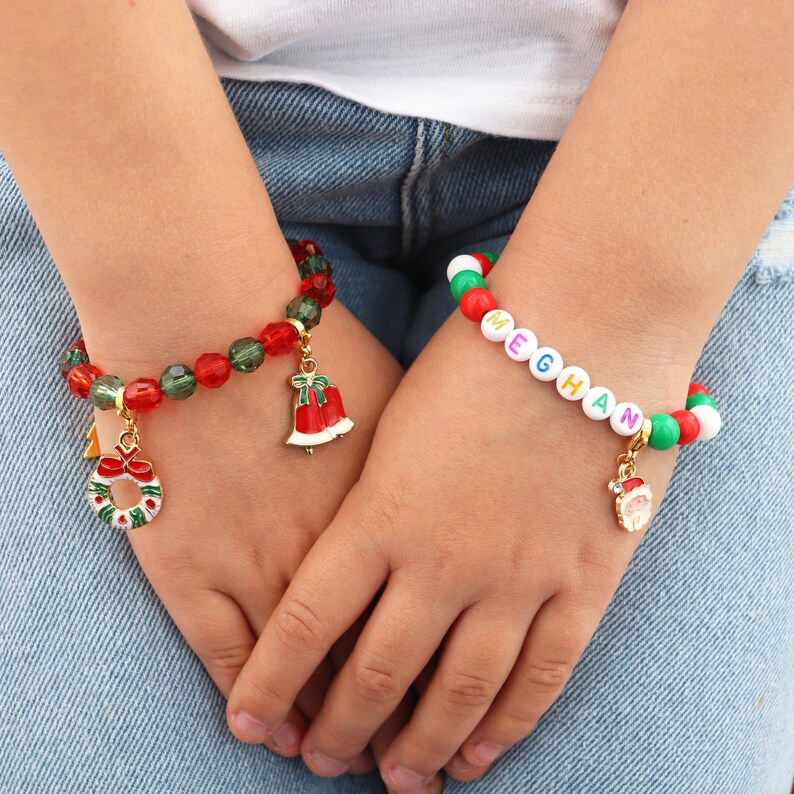 Christmas making jewelry craft kit for little girl | Etsy