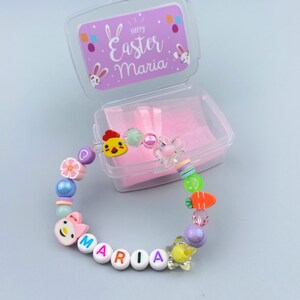 Personalized Easter Bracelet Making Craft Kit Easter Gift for Girl DIY ...