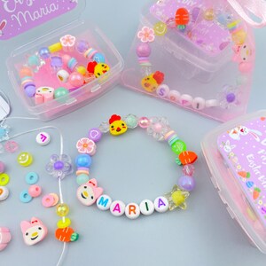 Personalized Easter Bracelet Making Craft Kit Easter Gift for Girl DIY ...