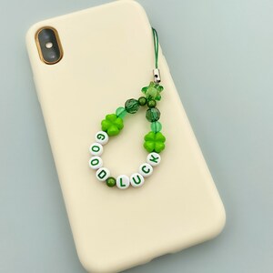 Personalized Green Phone Charm Customisable St. Patrick's Day Gift 90s ...