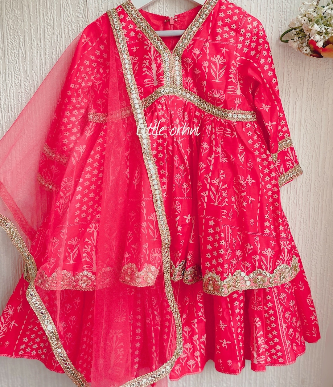 Rose Pink Garara Set - Etsy