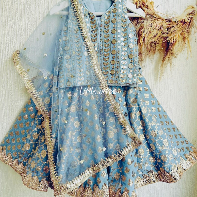 Kids Lengha Pakistani - Etsy UK