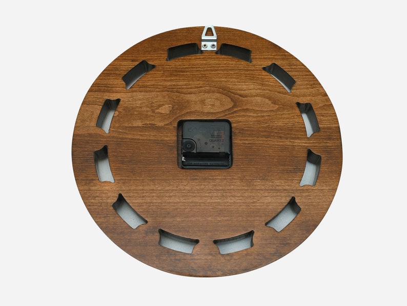 Personalized Coat of Arms Wooden Clock: Handmade Shield Wall Decor - Etsy
