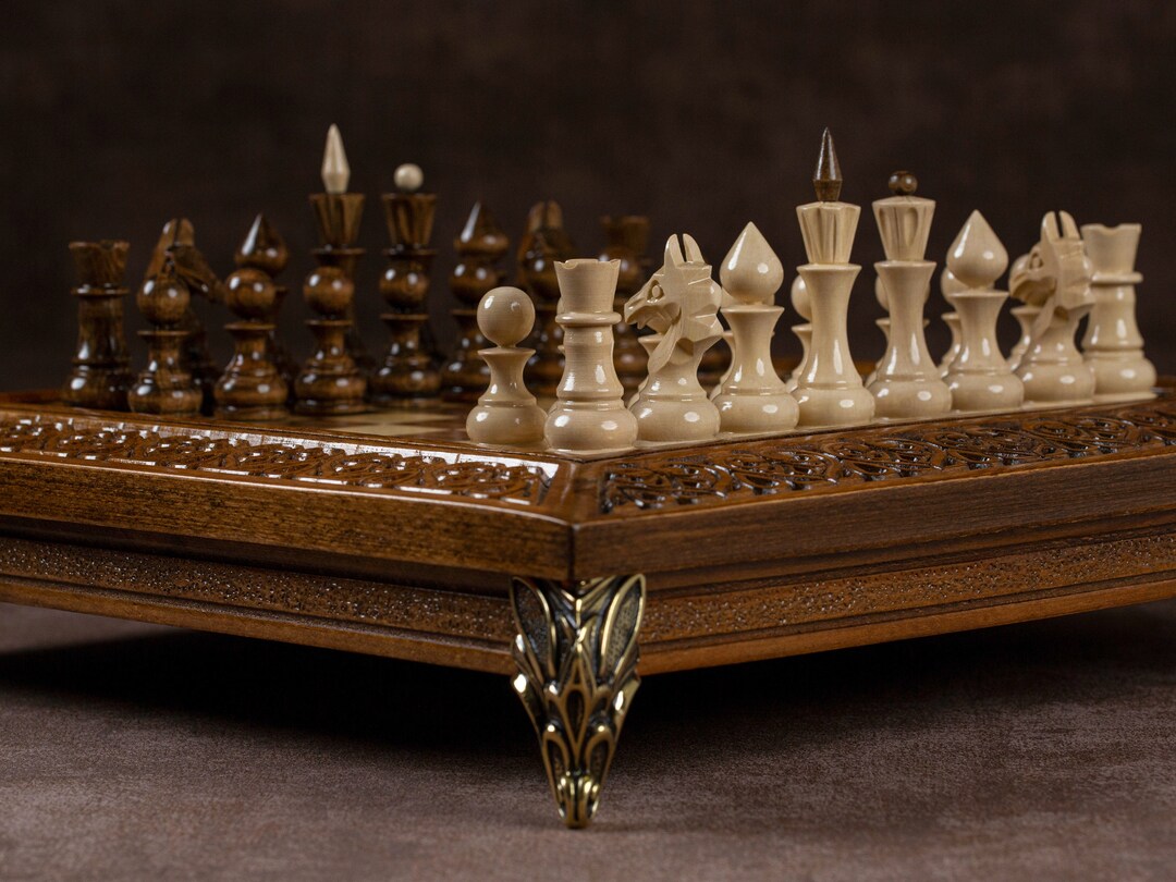 Handle Chess Board, Handmade Chess Board, Luxury Chess Set - Etsy