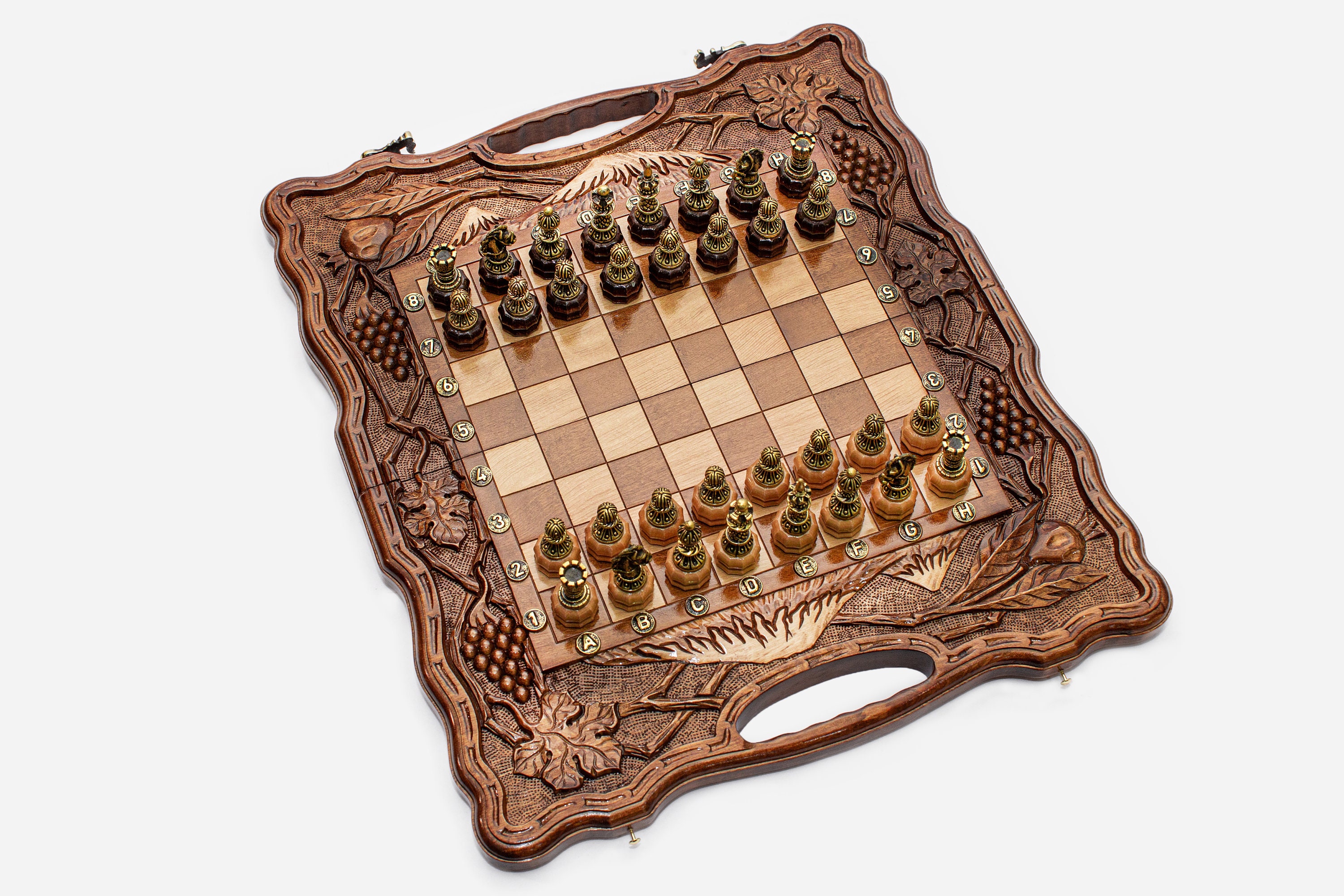 Handle Chess Board, Handmade Chess Board, Luxury Chess Set - Etsy