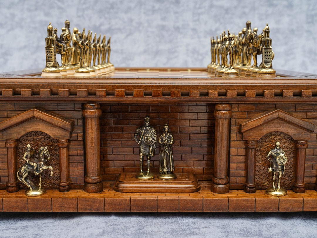 Luxury Chess Board Set With Storage/drawers, Unique Chess Set, Game ...