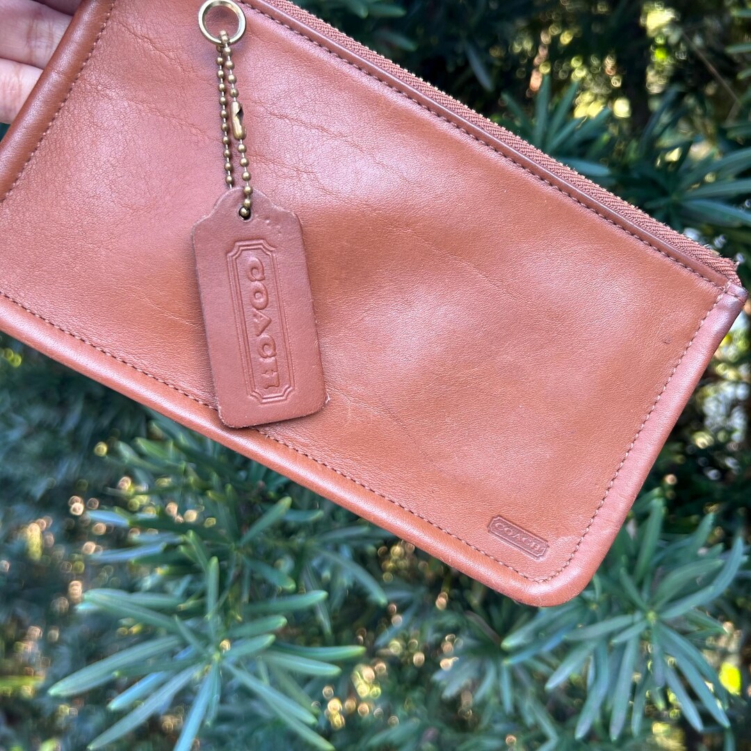 RARE Vintage Coach 7170 Skinny Case Makeup Kit British Tan Excellent ...