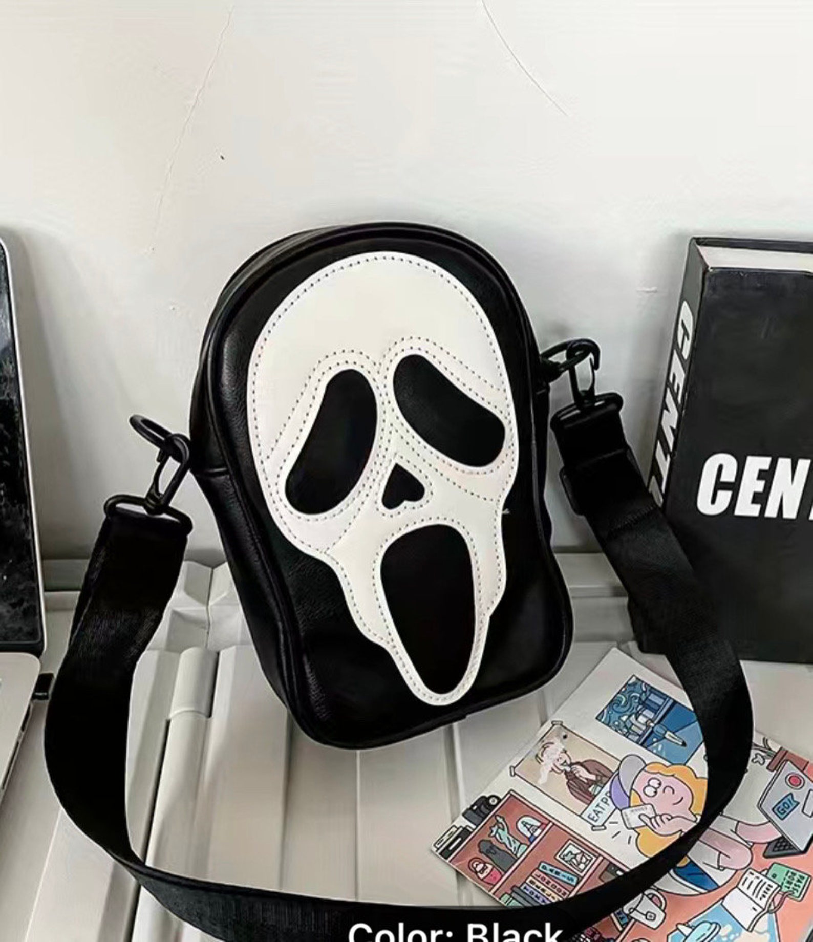 Ghostface Bag in Black or White - Etsy