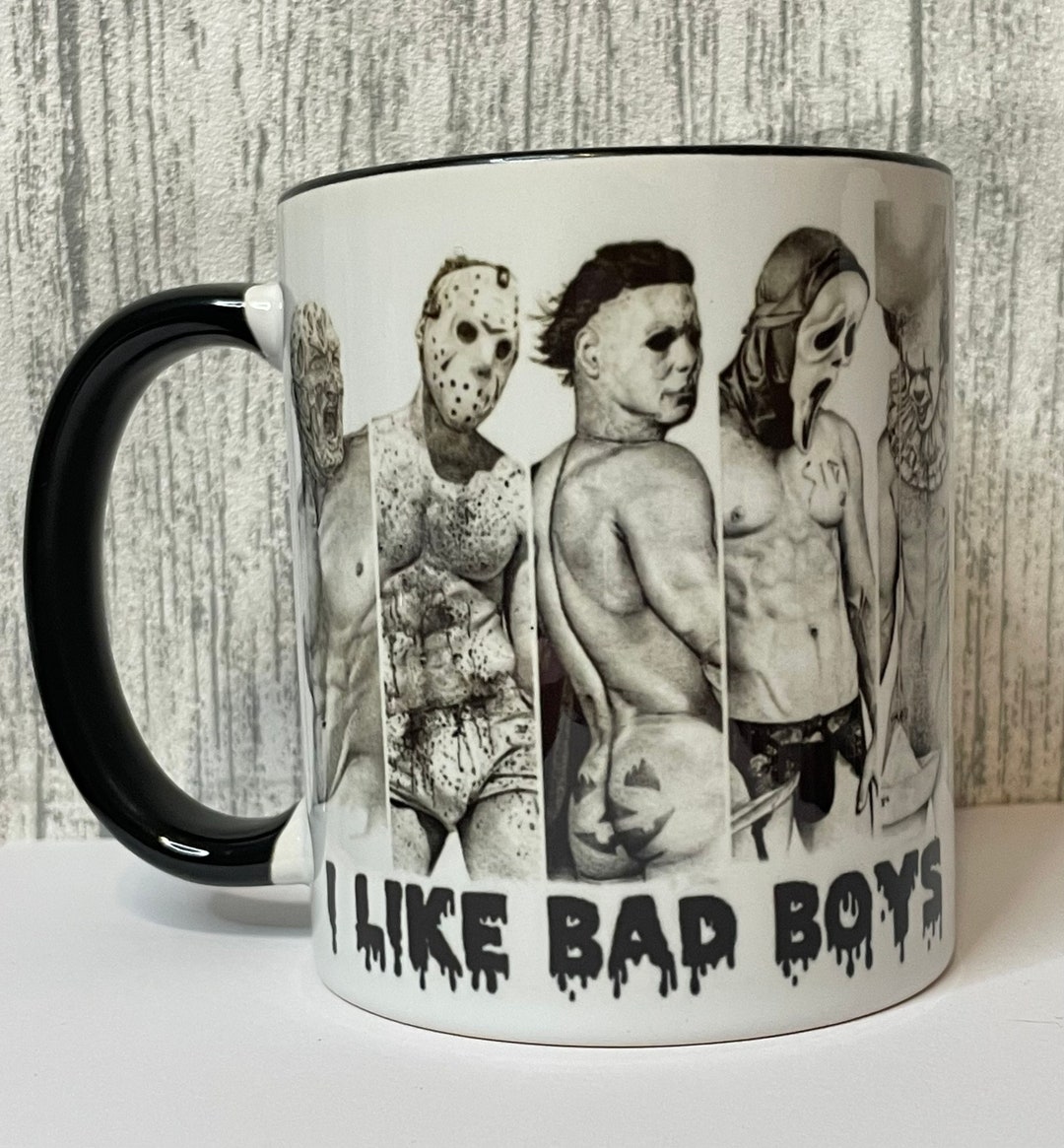 I Like Bad Boys Black Rim and Handle Funny Mug - Etsy