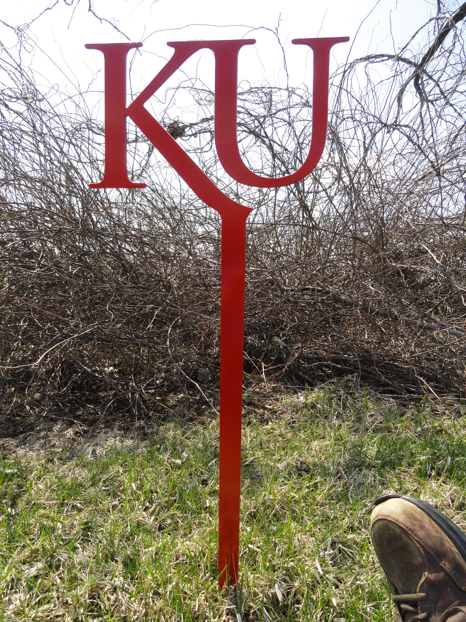 Kansas University Jayhawks KU Garden Decor Outdoor | Etsy