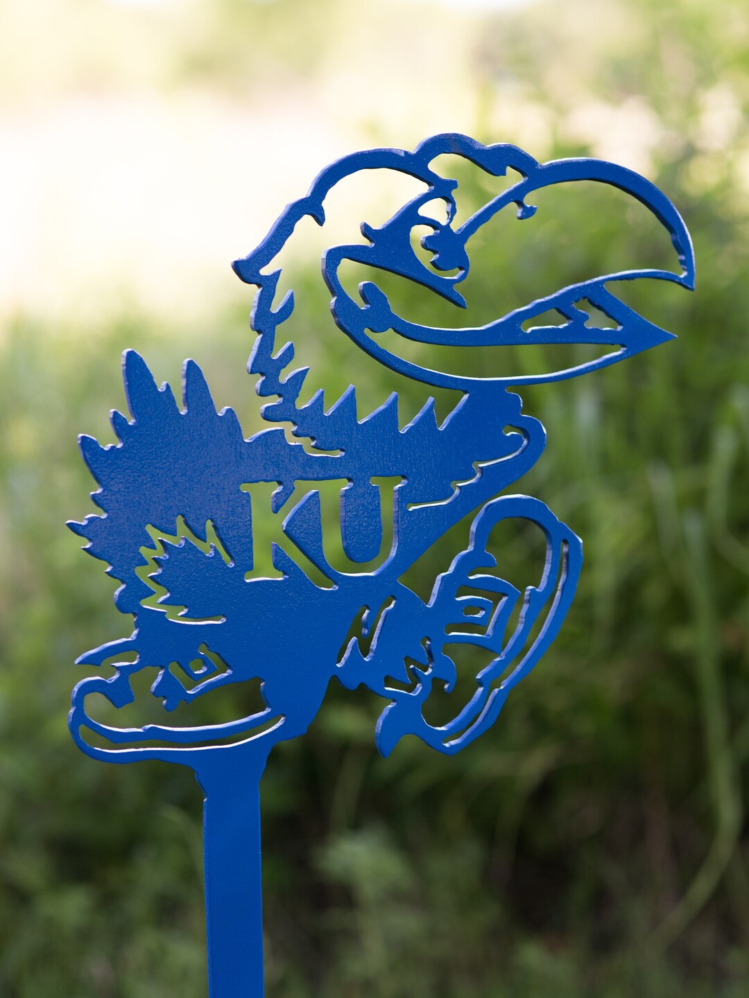 Kansas University - Jayhawks - KU - Garden Decor - Outdoor Decor - Sign ...