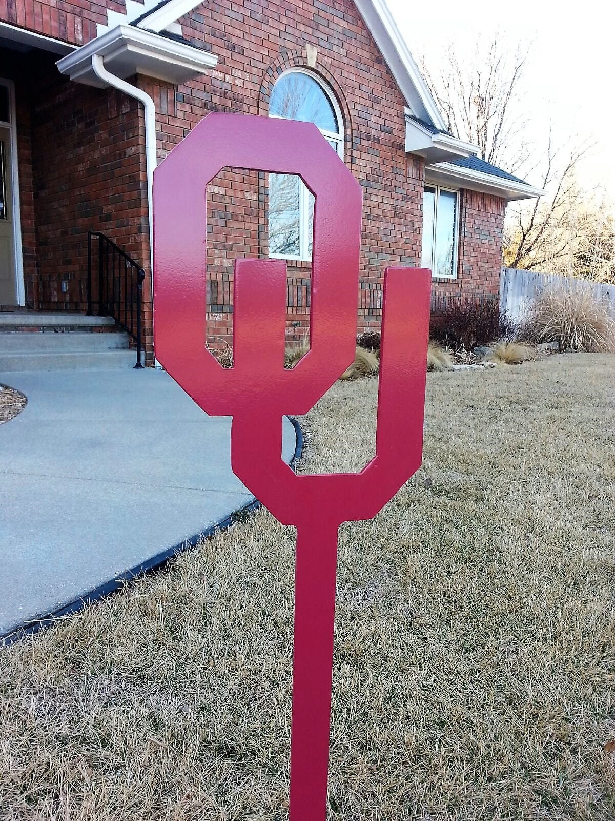 Yard Stake - 36" - Oklahoma University - Sooners - OU - Garden Decor ...